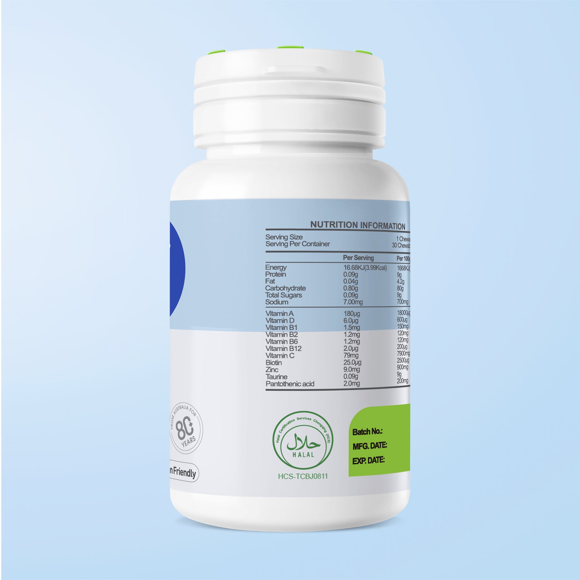 Men’s Multi Fruits & Veggies Chewable Tablet – Pentavite